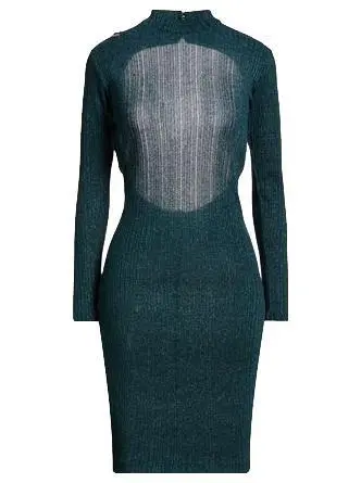 GAVROCHE PARIS Midi Bodycon Knit Dress - Green