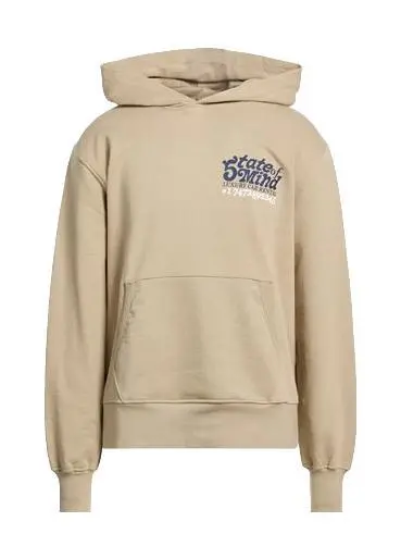 5TATE OF MIND Hooded Sweatshirt With Logo - Beige