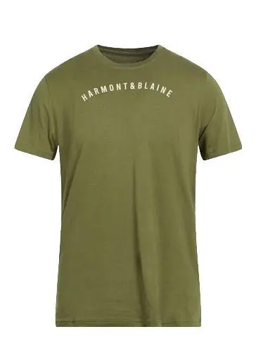 HARMONT & BLAINE T-shirt Military Size Cotton - Green