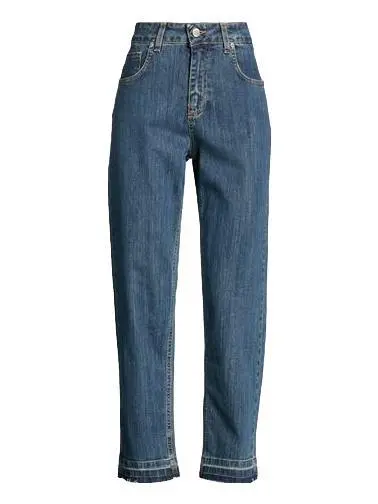 LE STREGHE Denim Mom Jeans - Blue