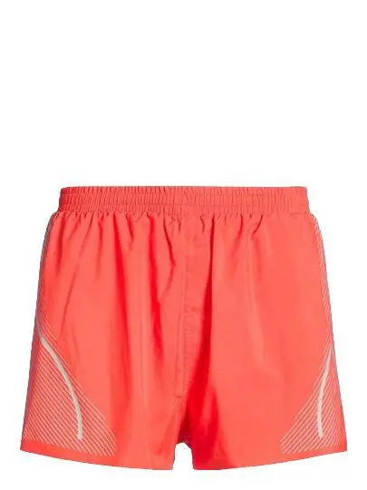 Adidas By Stella McCartney Recycled Polyester Athletic Shorts - Tomato Red