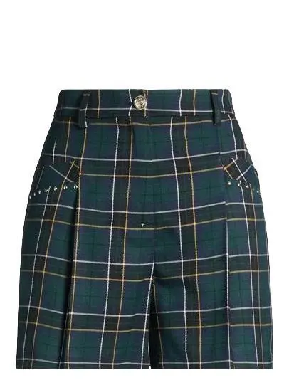 LIU •JO Tartan Flannel Shorts - Blue