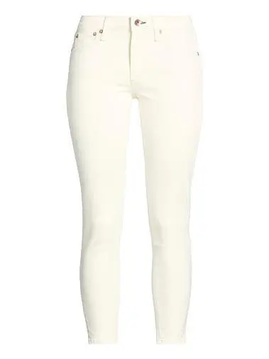 Rag & Bone Skinny Jeans In Organic Cotton Blend - Ivory