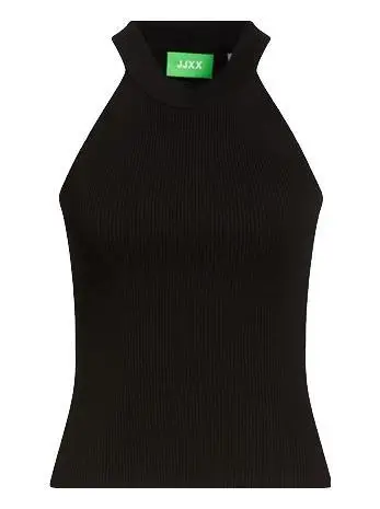 JJXX BY JACK & JONES Sleeveless Ribbed Knit Top - Black
