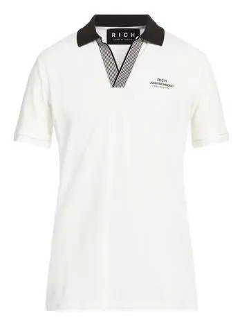John Richmond Polo Shirt Size Cotton - Off White