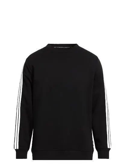 John Richmond Sweatshirt With Side Seam Stripes - Black