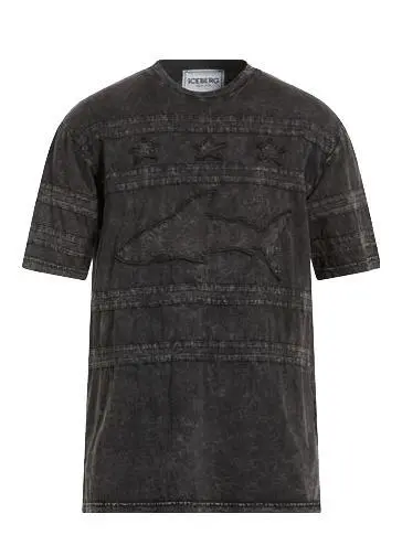 Iceberg T-shirt Charcoal Size Cotton - Grey