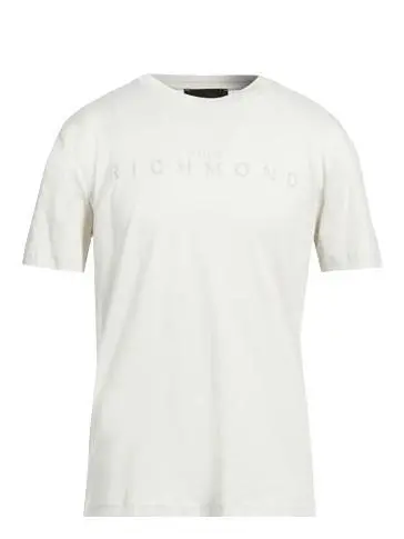John Richmond T-shirt Size Pima Cotton - Light Grey