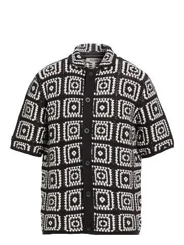 ONLY & SONS Cotton Crochet-knit Cardigan - Black