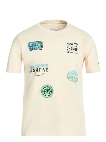 Champion T-shirt Size Cotton - Ivory