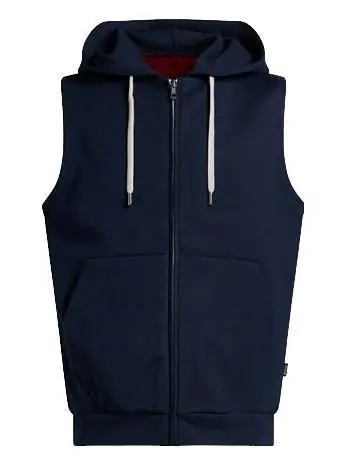 AT.P.CO Sleeveless Zip-up Hoodie - Blue