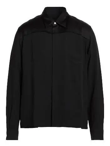 Ami Shirt Size Acetate, Viscose - Black