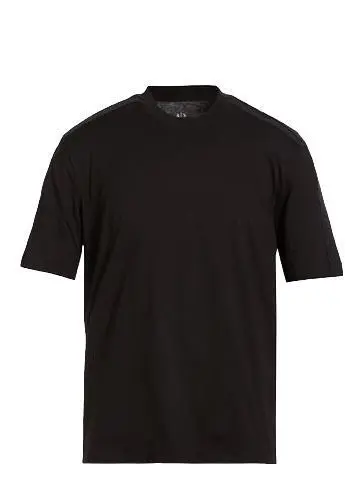 Armani Exchange T-shirt Size Cotton, Polyamide, Polyester, Elastane - Black