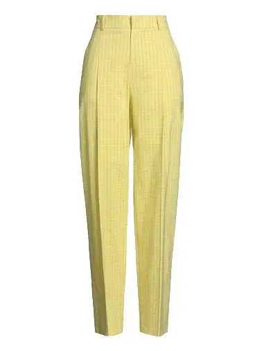 SKILLS & GENES Checked Straight-leg Pants - Yellow
