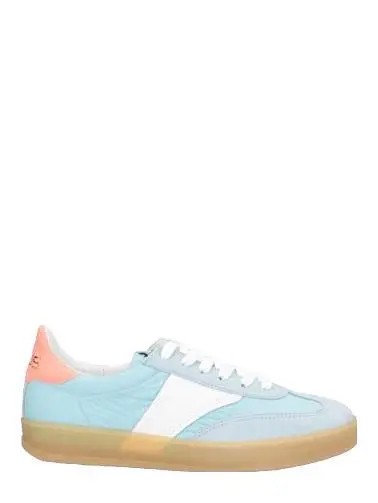 MJUS Low-top Two-tone Leather Sneakers - Blue