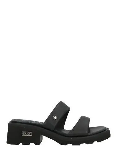CULT Leather Sandals - Black