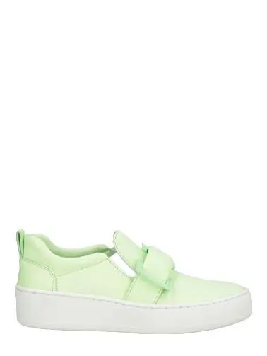 SERGIO ROSSI Leather Slip-on Sneakers - Green