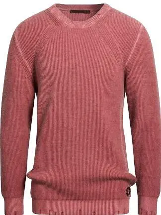 TAKESHY KUROSAWA Mid-weight Knit Crewneck Sweater - Red