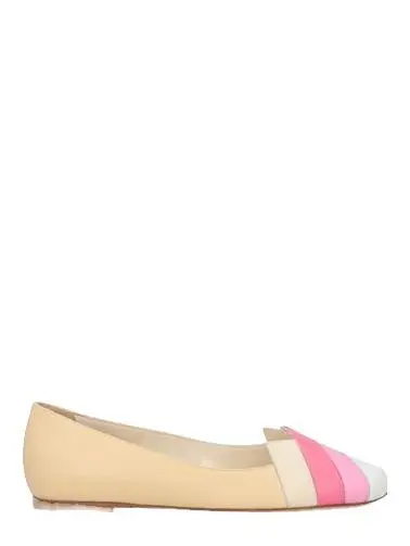 Missoni Leather Ballet Flats - Pink