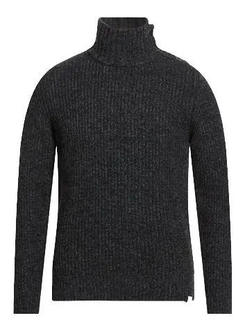 LIU •JO MAN Turtleneck Wool Polyamide Knit - Black