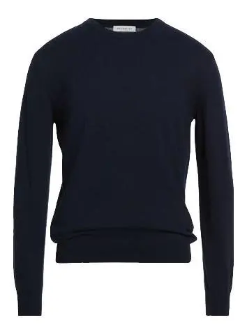 BALLANTYNE Solid Crewneck Sweater - Navy