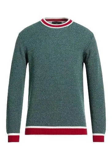 LIU •JO MAN Knitted Crewneck Sweater - Green