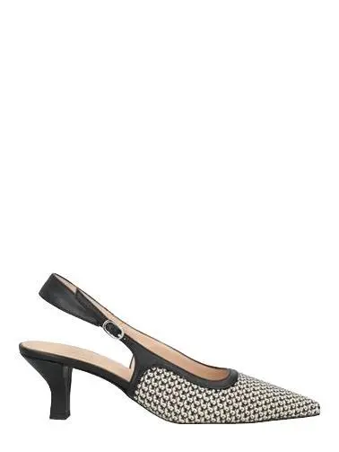 J.A.P. JOSE ANTONIO PEREIRA Slingback Pumps - Black