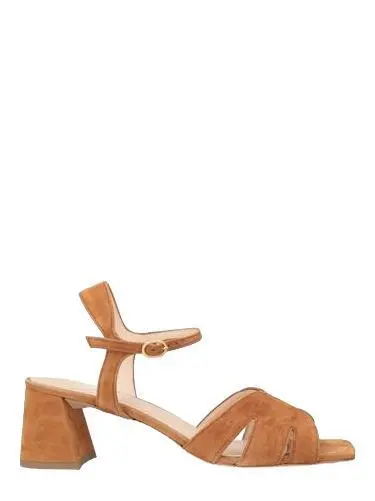 J.A.P. JOSE ANTONIO PEREIRA Leather Sandals - Brown