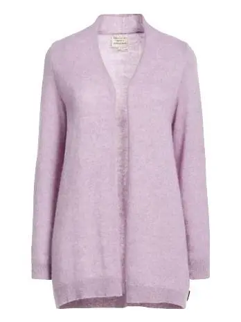 ALESSIA SANTI Cardigan In Alpaca Wool Blend - Purple