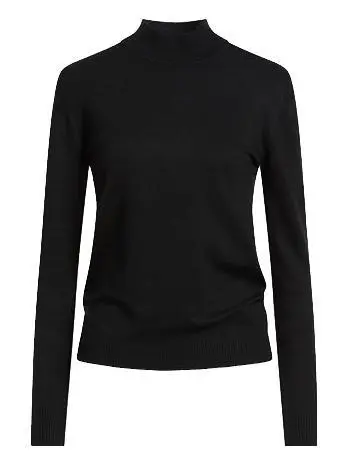 ALV BY ALVIERO MARTINI Turtleneck Knit Top - Black