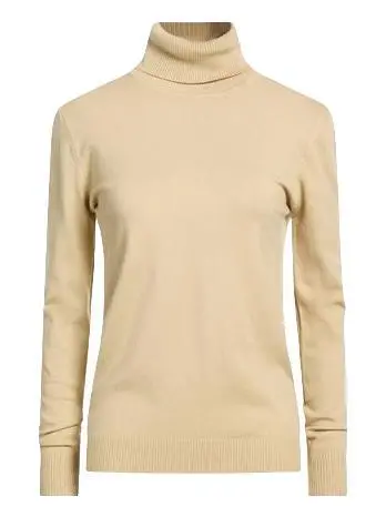 ALV BY ALVIERO MARTINI Turtleneck Knit Top - Beige