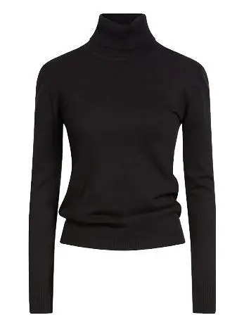 ALV BY ALVIERO MARTINI Turtleneck Knit Top - Black
