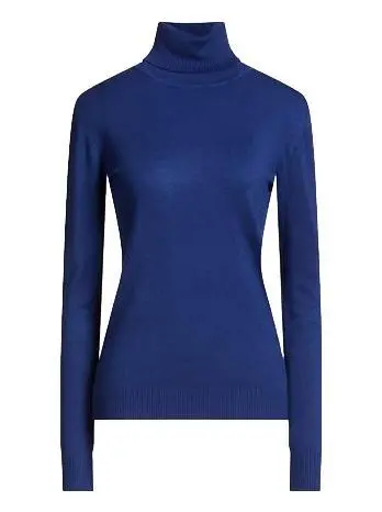ALV BY ALVIERO MARTINI Turtleneck Knit Top - Blue