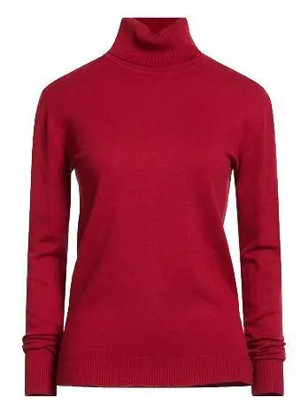 ALV BY ALVIERO MARTINI Turtleneck Knit Top - Red