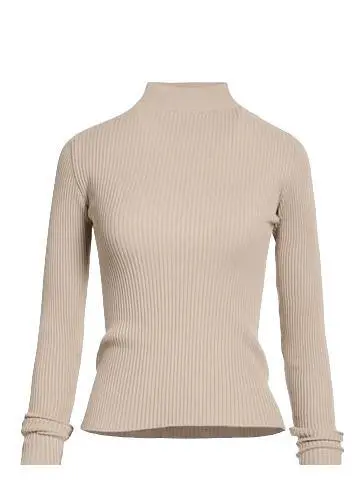 VICOLO Turtleneck Top - Beige
