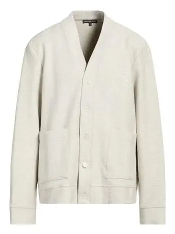 Michael Kors Cardigan In Cotton Blend - Grey