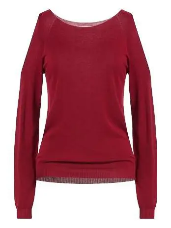 KONTATTO Knit Viscose Blend Sweater - Red