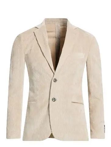 TELA-N° Corduroy Single-breasted Blazer - Beige