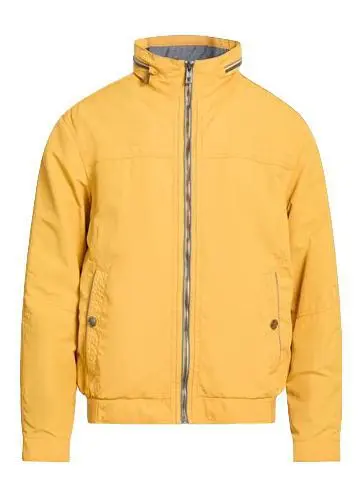 BUGATTI Polyamide Casual Jacket - Yellow