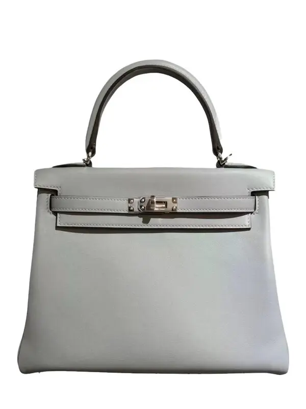 Hermès Kelly Retourne Leather Bag - Grey