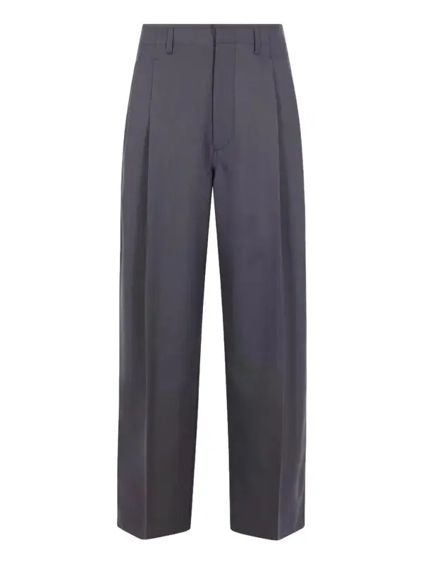 LEMAIRE Pleated Tailored Trousers - Grey