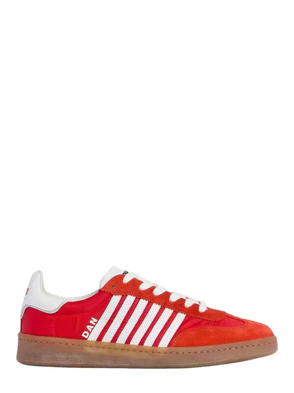Dsquared2 Stripes Boxer Sneakers - Red