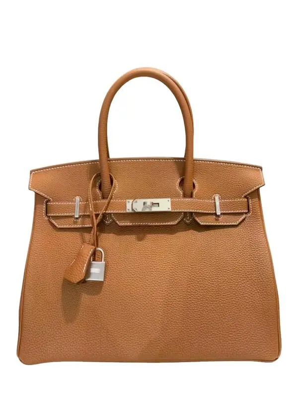 Hermès 2025 Birkin Leather Handbag - Brown