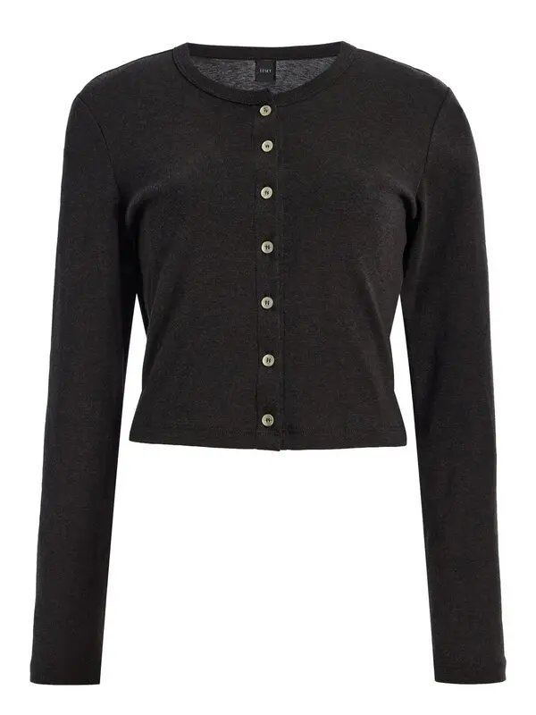 LESET Nando Cotton Cardigan - Brown