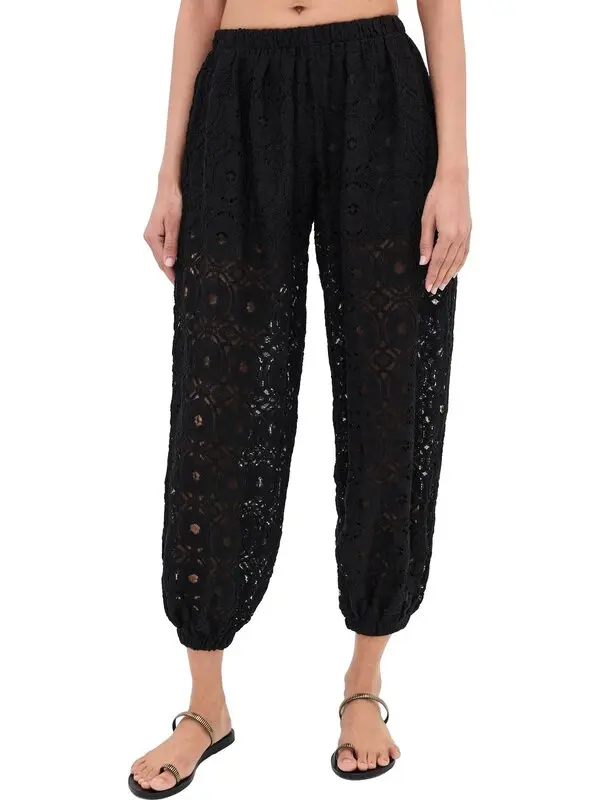 LE BOP Briar Lace Pants - Black