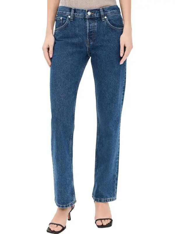 EB DENIM Ariel Mid-rise Wedgie Jeans - Manhattan