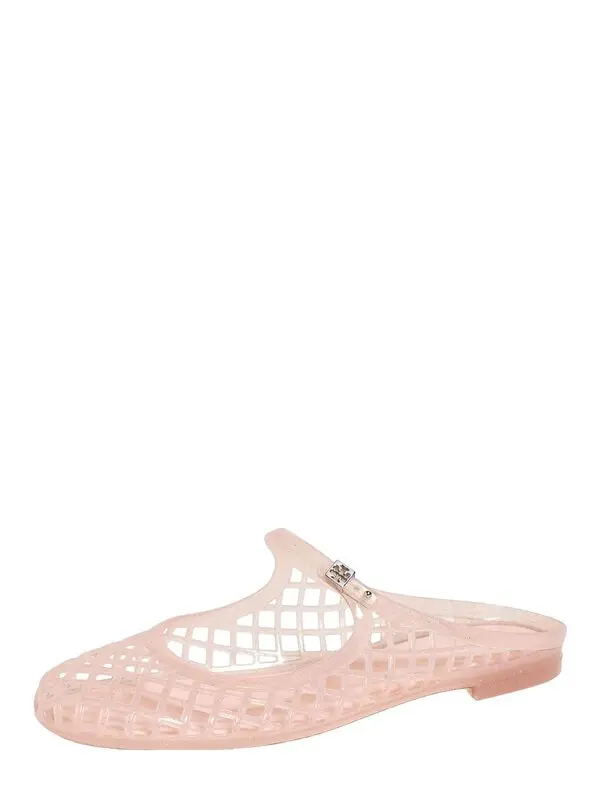Tory Burch Mellow Mary Jane Flats - Soft Pink Glitter/silver