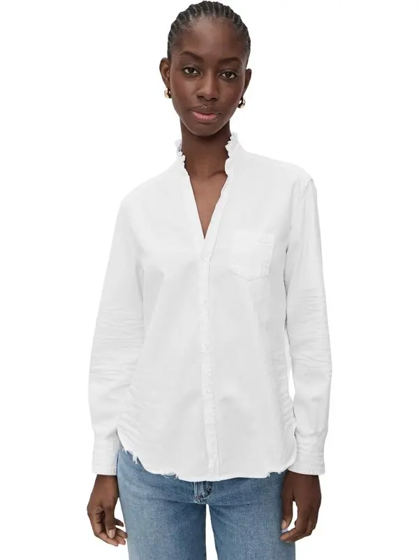 Frank & Eileen Relaxed Button-up Shirt - White