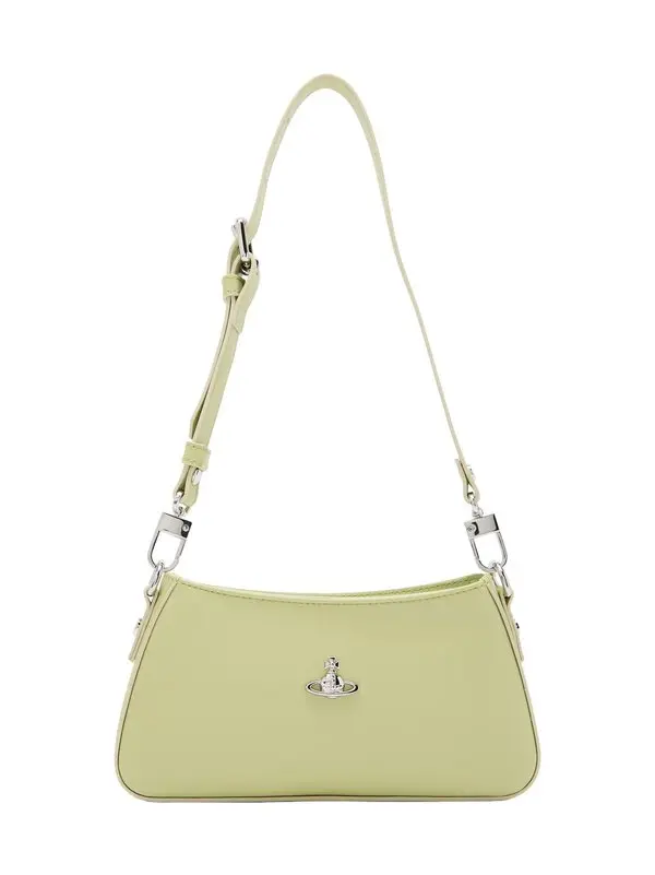VIVIENNE WESTWOOD Tasha Leather Shoulder Bag - Green
