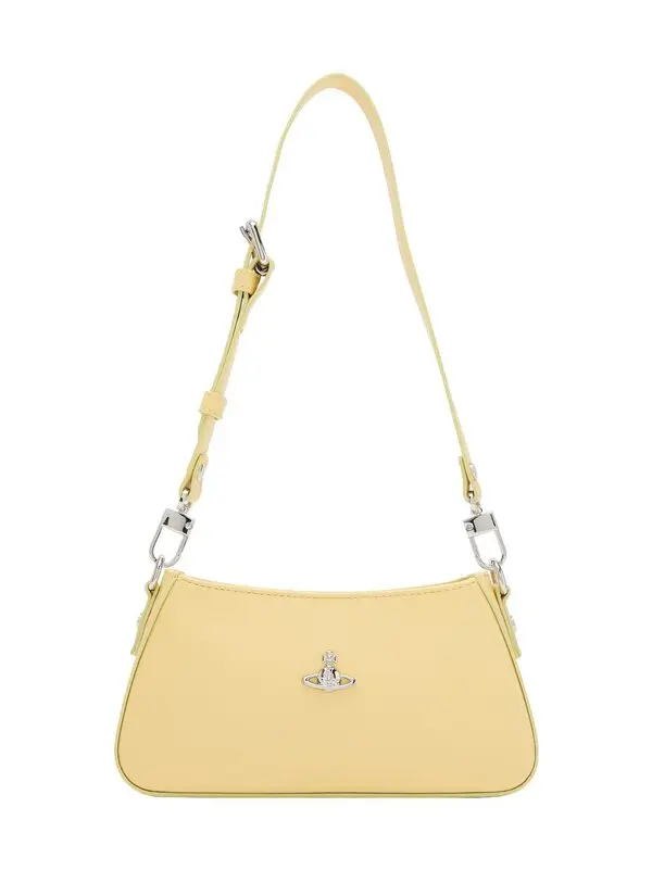 VIVIENNE WESTWOOD Tasha Leather Shoulder Bag - Yellow